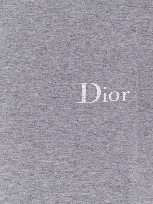 Dior T-shirt With Embroidery, Relaxed Fit - Grey