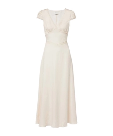 Posse Perla Lace-trimmed Midi Dress