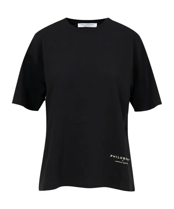 Philosophy Di Lorenzo Serafini Crewneck T-shirt - Black