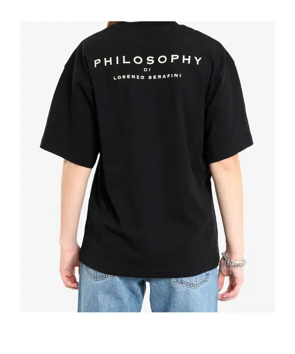 Philosophy Di Lorenzo Serafini Crewneck T-shirt - Black