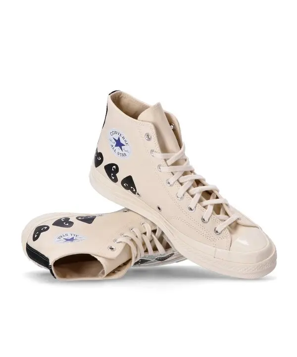 Play Comme Des Garcon Comme Des Garçons Play X Converse Chuck Taylor All Star High Top Sneakers