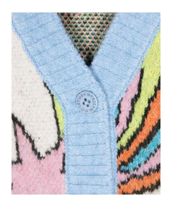 Stella McCartney Long-sleeved Button-down Knitted Cardigan