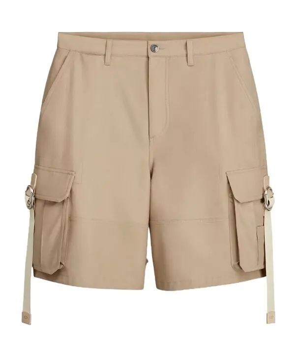 Dior Cargo Shorts - Nude