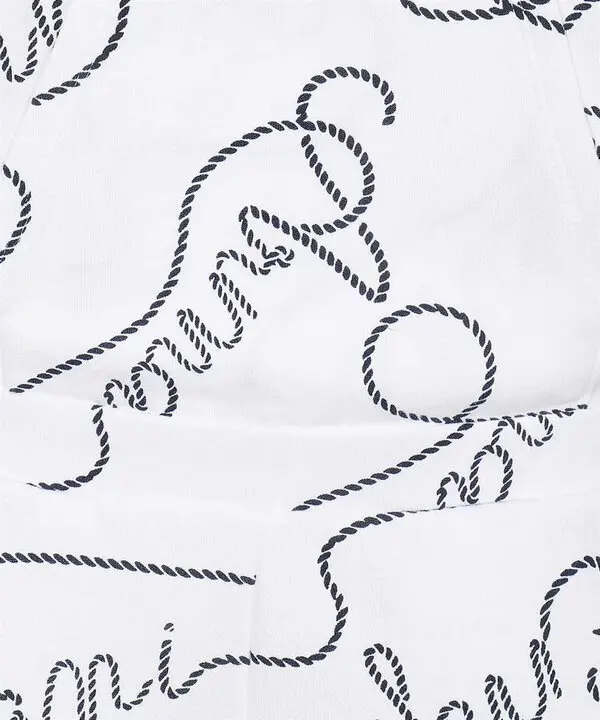 Emporio Armani Sleeveless Playsuit With Logo Print