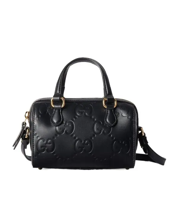 Gucci Gg Embossed Leather Mini Bag