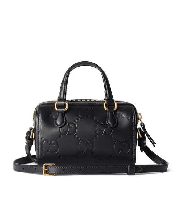 Gucci Gg Embossed Leather Mini Bag
