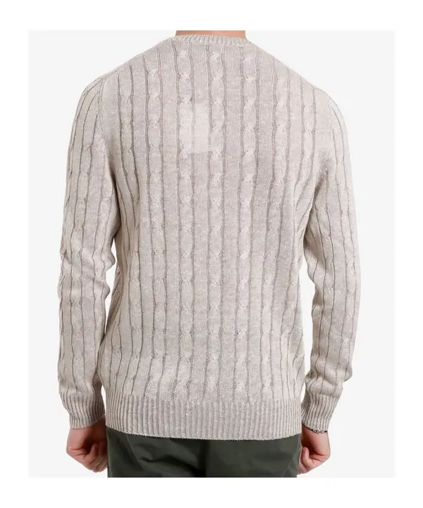 GRAN SASSO Long-sleeved Sweater With Round Neck And Ribbed Accents