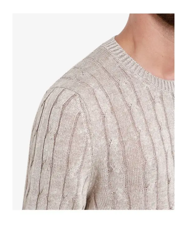 GRAN SASSO Long-sleeved Sweater With Round Neck And Ribbed Accents