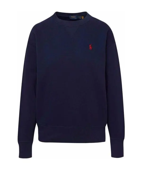 Ralph Lauren Polo Pony Embroidered Crewneck Sweatshirt