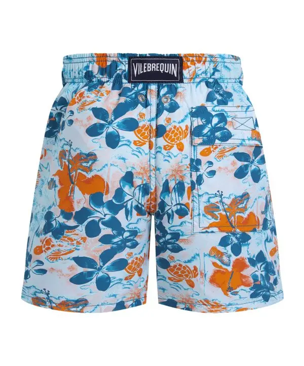 Vilebrequin Multi-coloured Turtle Print Swimming Trunks