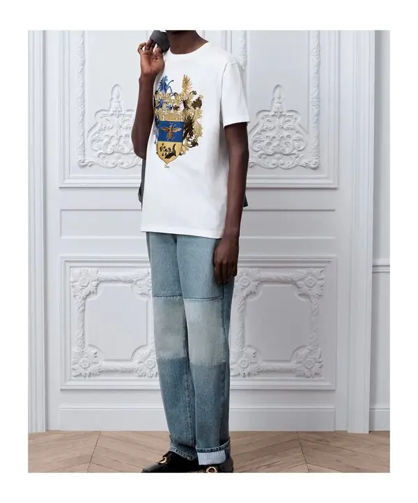 Dior T-shirt With Blason Print, Relaxed Fit