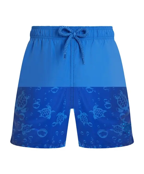 Vilebrequin Turtle-print Swim Shorts - Blue