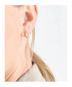LEMAIRE Covered-edge Drop Earrings