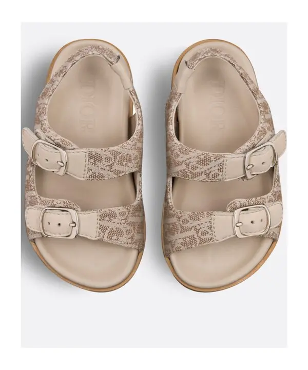 Dior Jacquard Baby Sandals