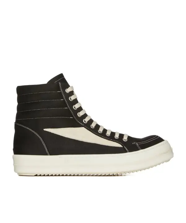 Rick Owens High Top Lace-up Sneakers