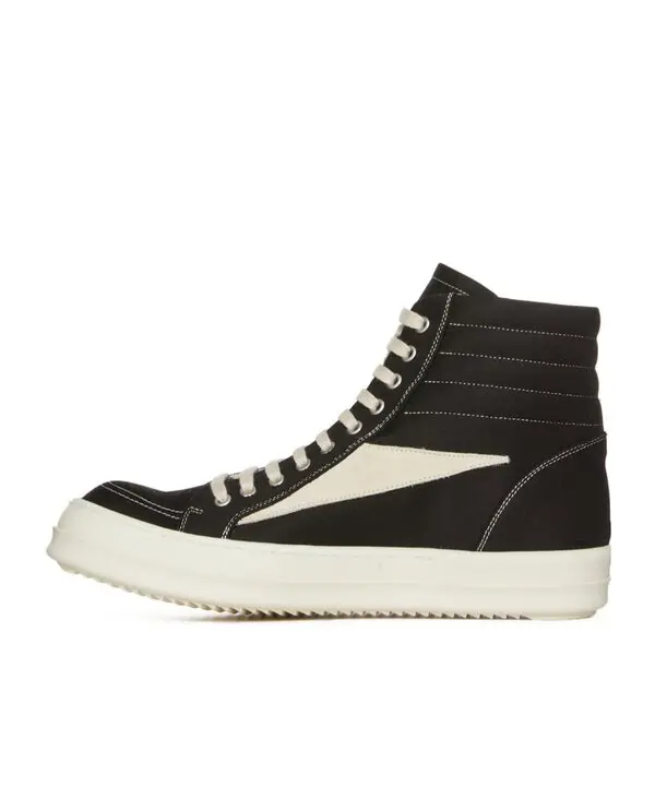Rick Owens High Top Lace-up Sneakers