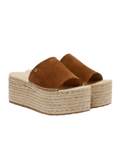 GIANVITO ROSSI Handmade Suede Sandals - Brown
