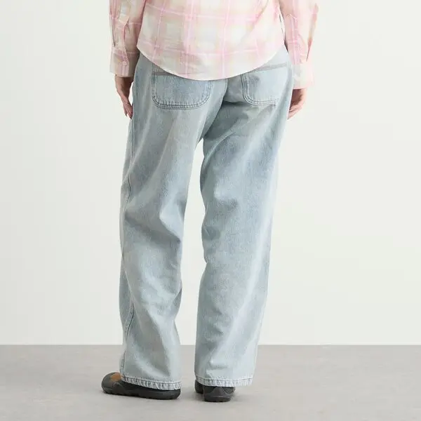 Gimaguas Belt Loop Jeans - White