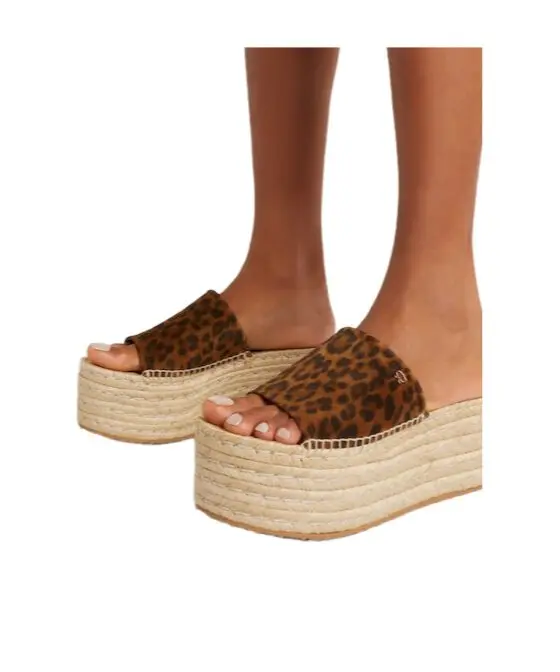 GIANVITO ROSSI Leopard Suede Sandals