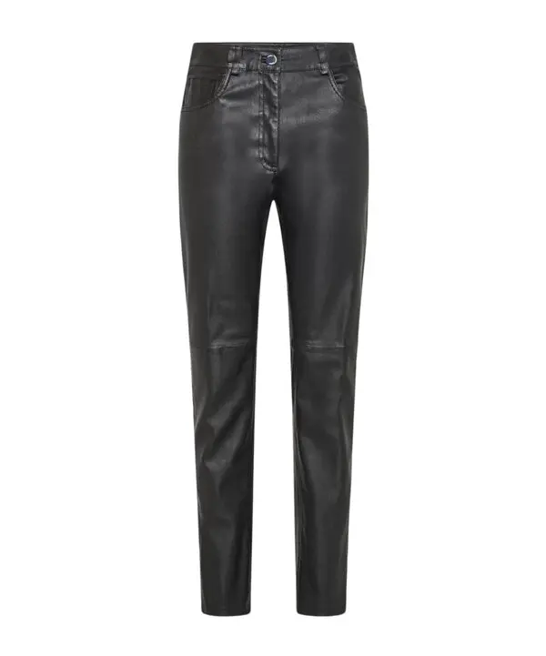 Seventy Straight-leg Leather Trousers
