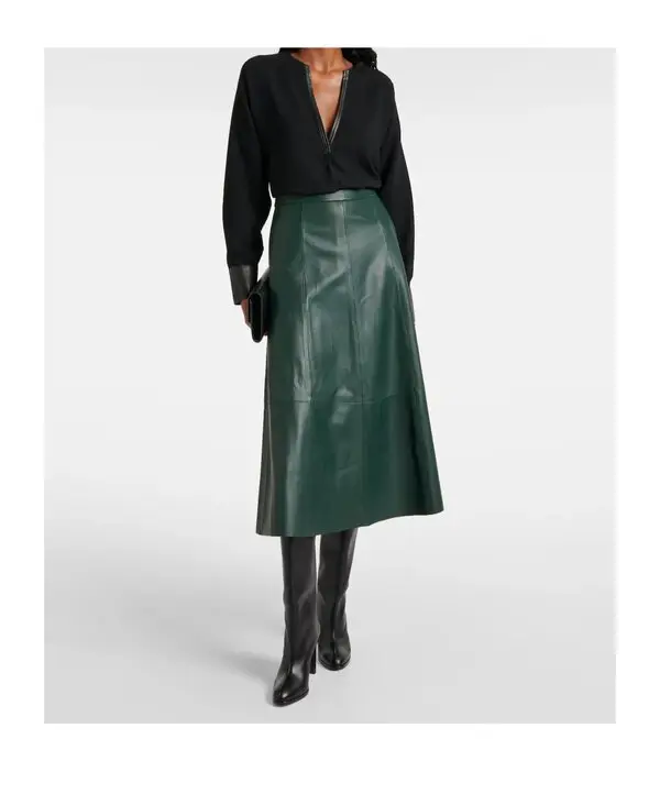 Vince Zipper Skirt
