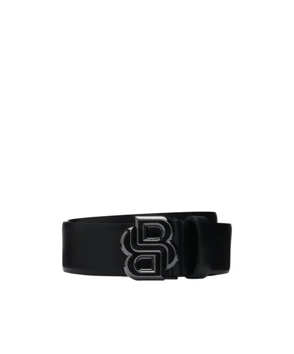 Hugo Boss Logo-buckle Belt - Black