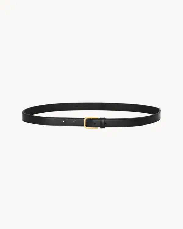 Saint Laurent Smooth Leather Belt