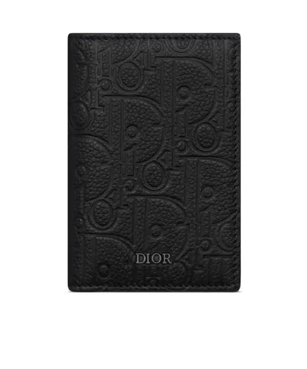 Dior Vertical Bifold Card Holder
