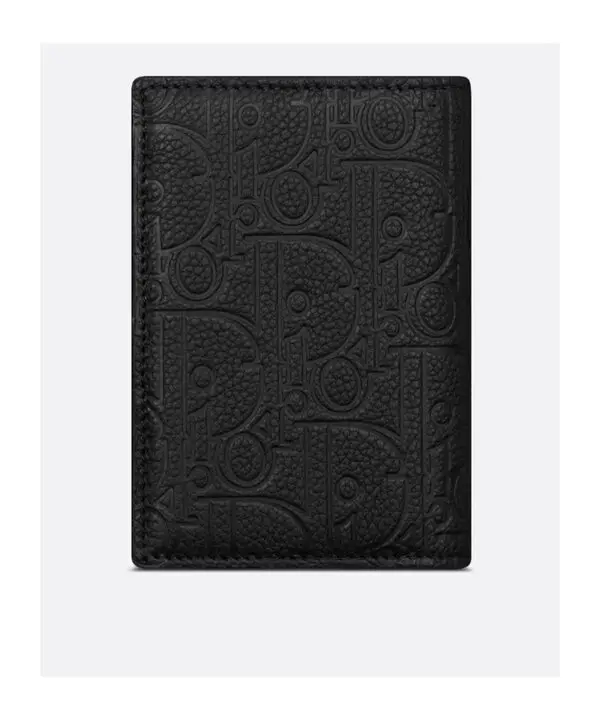Dior Vertical Bifold Card Holder