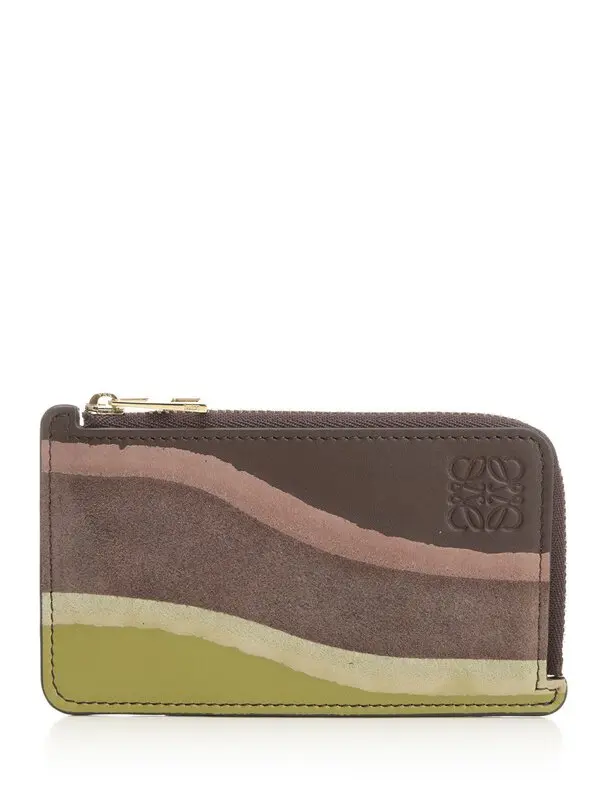 Loewe Coin Cardholder - Brown