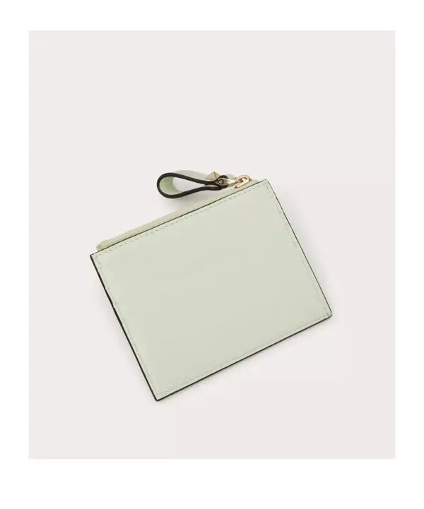 Valentino Garavani Rockstud Zip Card Case