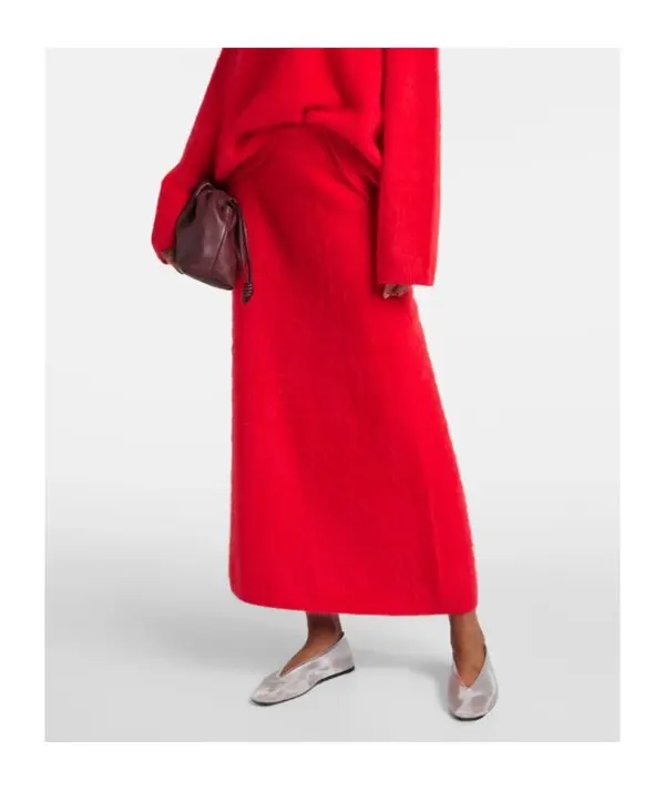 LISA YANG Asta Cashmere Midi Skirt