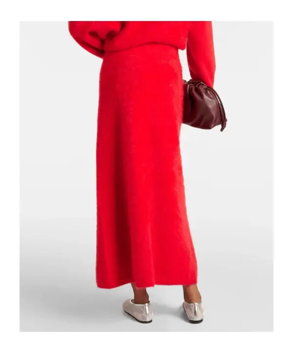 LISA YANG Asta Cashmere Midi Skirt