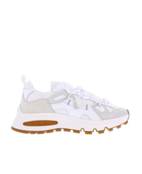Dsquared2 Lace-up Low-cut Casual Sneakers - White