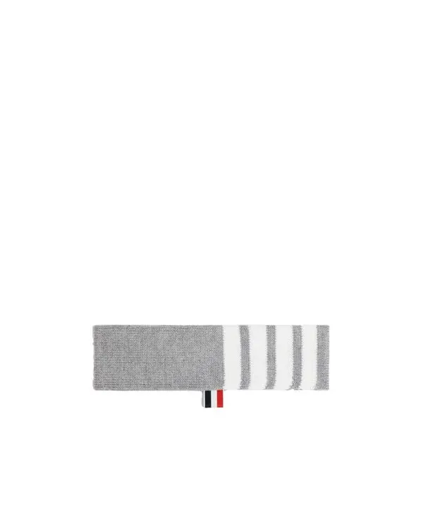 Thom Browne 4-bar Stripe Headband - Gray