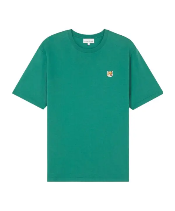 Maison Kitsuné Fox Head Patch Crewneck T-shirt - Green