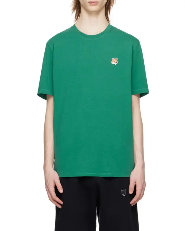 Maison Kitsuné Fox Head Patch Crewneck T-shirt