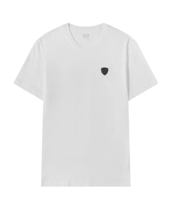 EA7 Logo-patch Cotton T-shirt