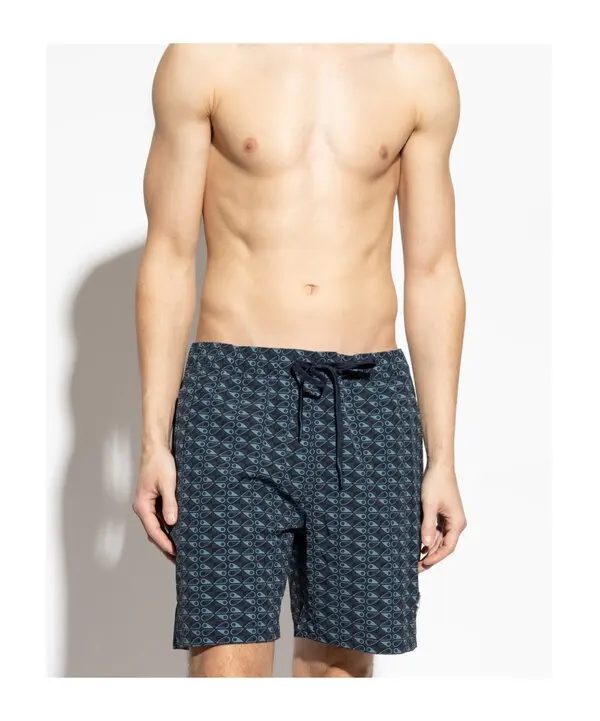 Moose Knuckles Monogram-pattern Swim Shorts