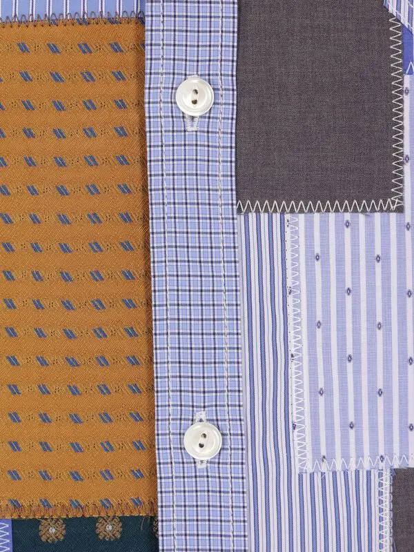 Junya Watanabe Patchwork Check Shirt