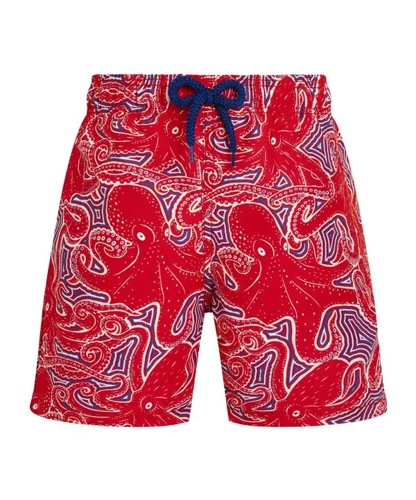 Vilebrequin Drawstring Swim Trunks - Red