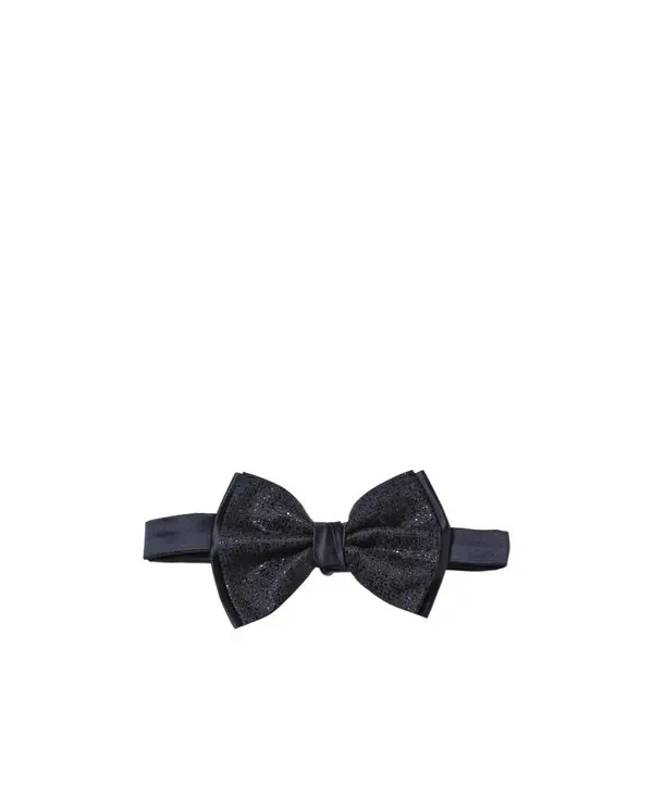 Emporio Armani Logo Bow Tie - Black