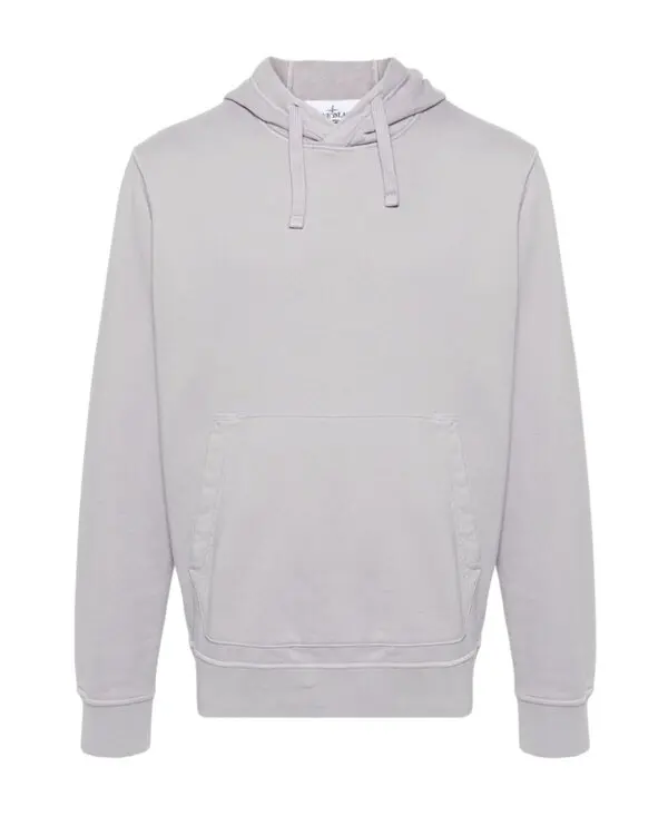 Stone Island Logo Patch Drawstring Hoodie