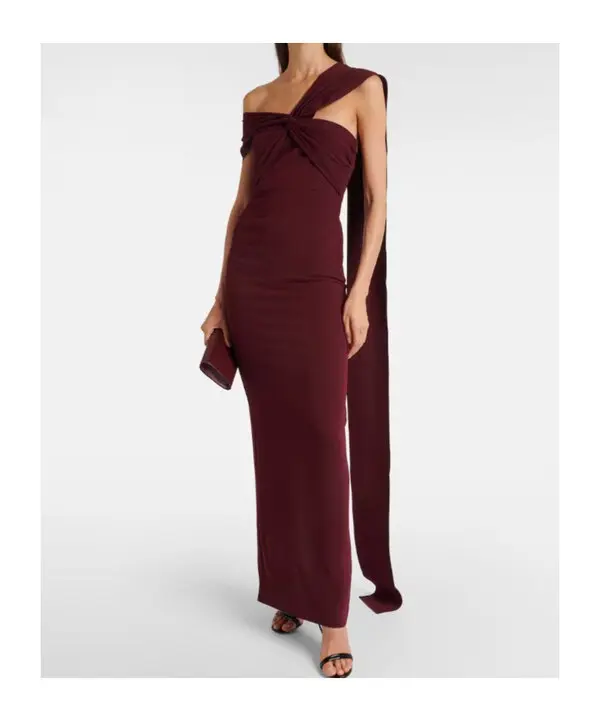 Roland Mouret Draped Cady Gown