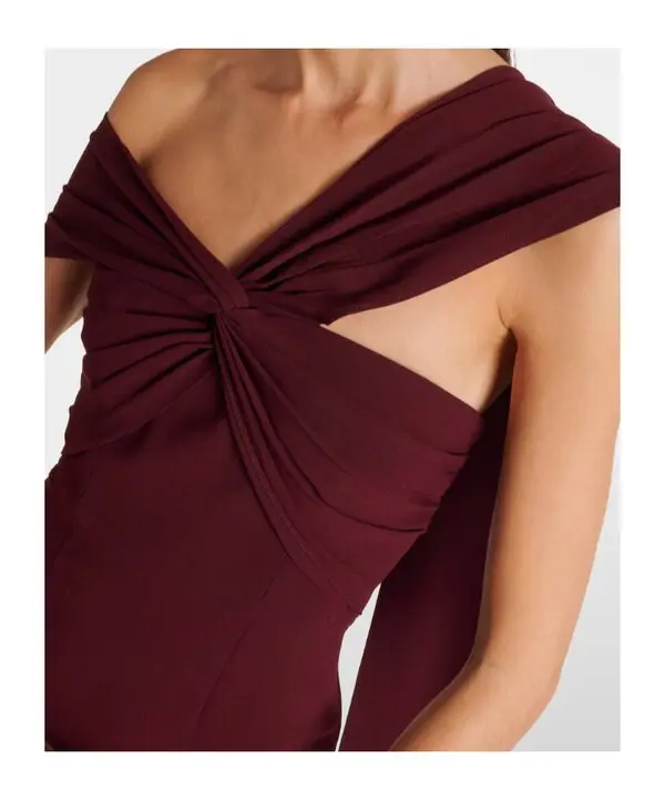 Roland Mouret Draped Cady Gown