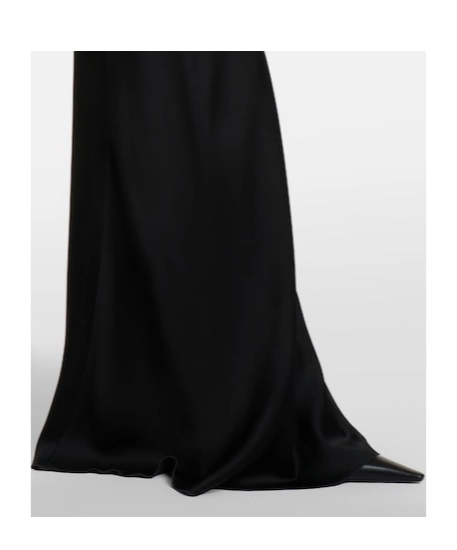 Victoria Beckham Isabella Gathered Satin Gown