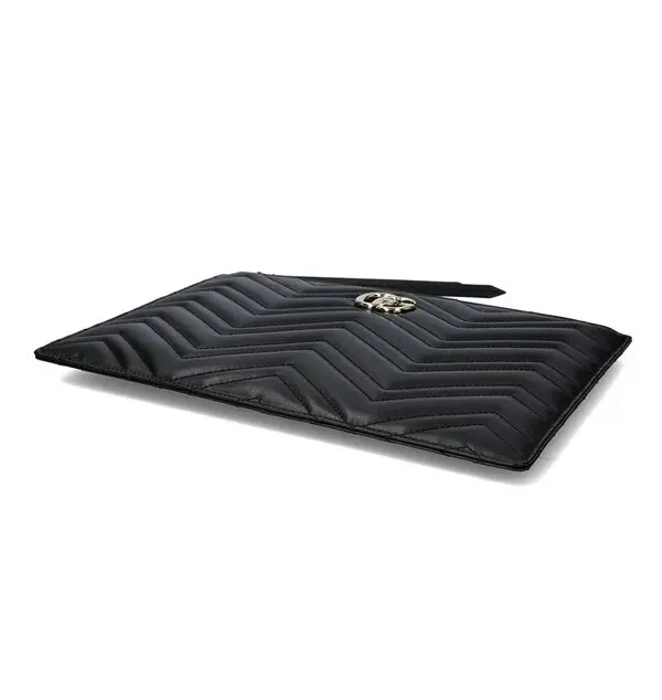 Gucci Gg Marmont Quilted Leather Pouch