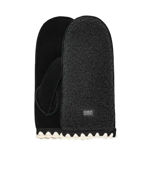 UGG Scalloped Gloves - Blk