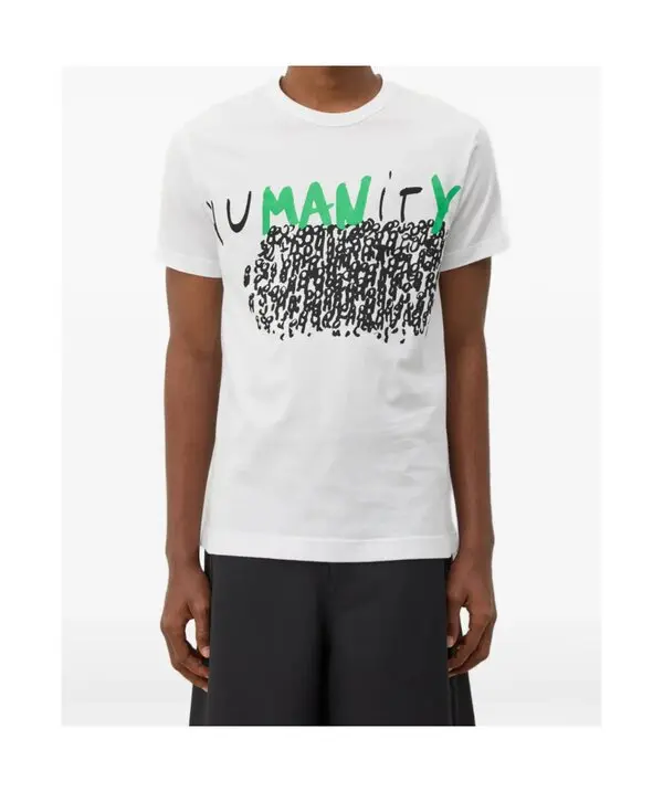 Comme Des Garçons Crewneck Graphic T-shirt