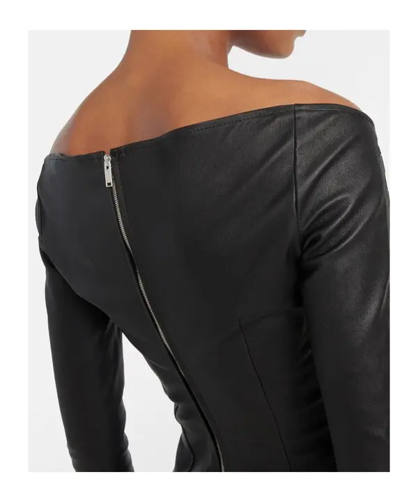 DION LEE Hinge Tie Blouse